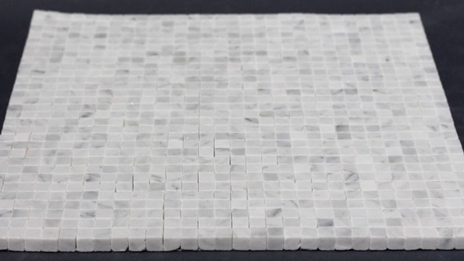 Carrara Marble Small Square Mosaic Tiles | marblemosaics