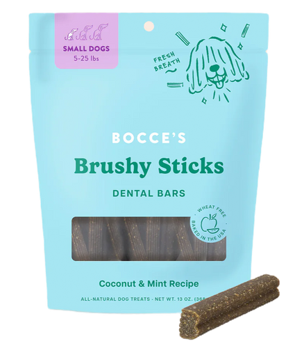 Bocce's Brushy Sticks Dental Bars | CHOW Bella Pet Health