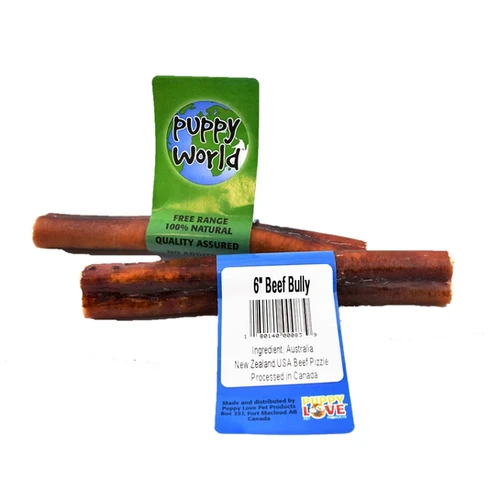 Puppy World Beef Bully Stick | CHOW Bella Pet Health