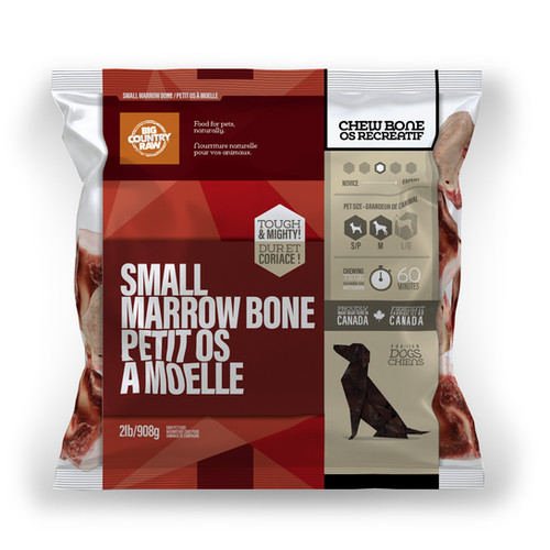 Big Country Raw Small Marrow Bones 2 lb | CHOW Bella Pet Health