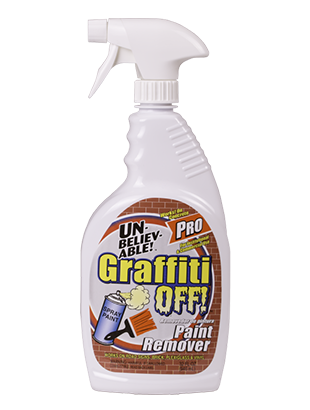 UNBELIEVABLE!® GRAFFITI OFF WATER- BASED PAINT REMOVER | Cape Janitor ...