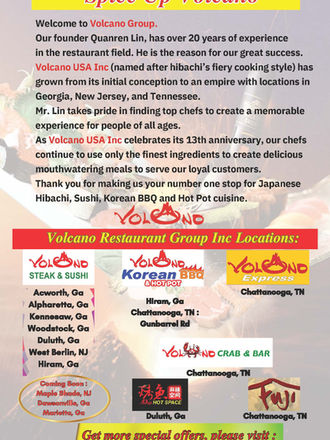 Volcano @ Hiram | Volcano Steak&Sushi