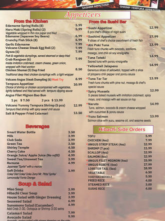 Volcano @ Hiram | Volcano Steak&Sushi