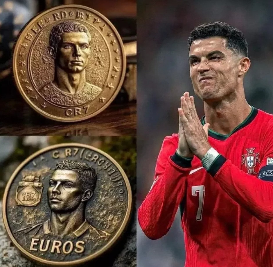 Portugal Lança Nova Moeda Comemorativa com o Rosto de Cristiano Ronaldo