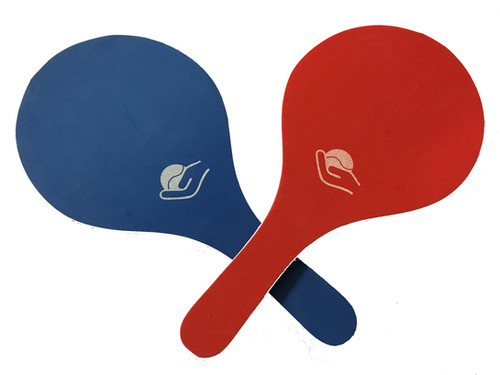 Referees paddle (foam), red/blue | Boccia World