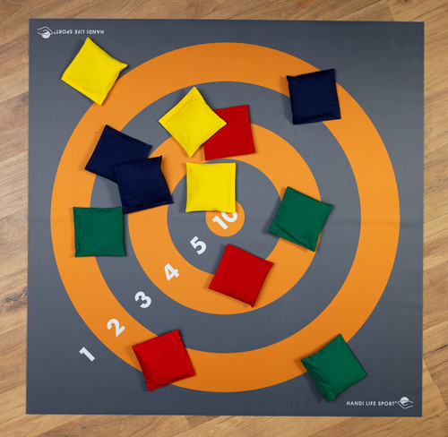 Floor Target Mat including 12 bean bags | Boccia World
