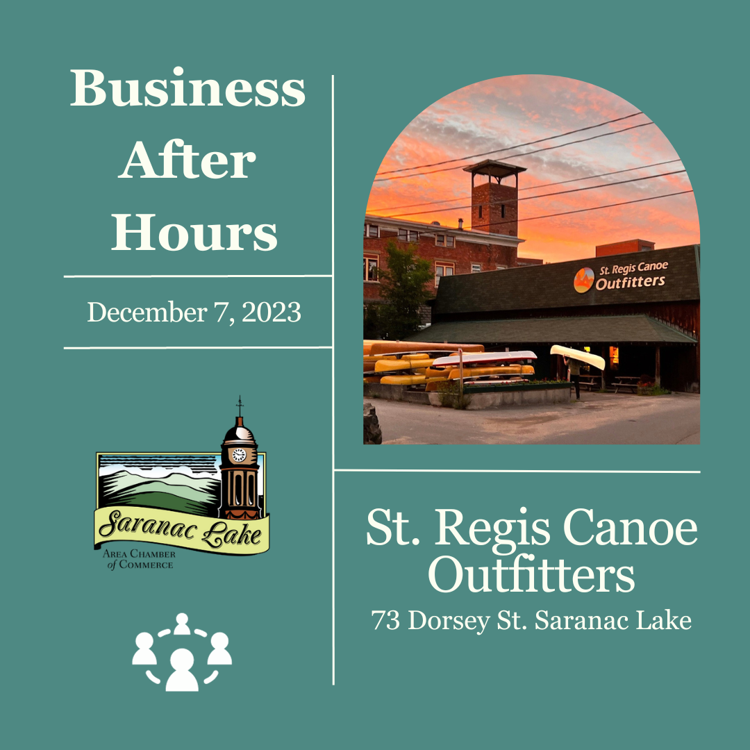 Business After Hours at St. Regis Canoe Outfitters | SL Area Chamber