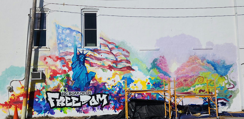 Veteran's Freedom Mural Updates!