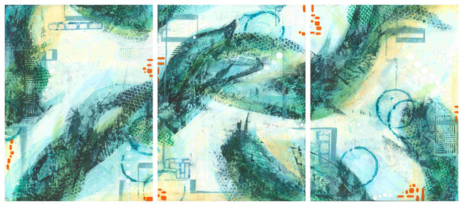 Surfacing Triptych | LouiseBrook Creative