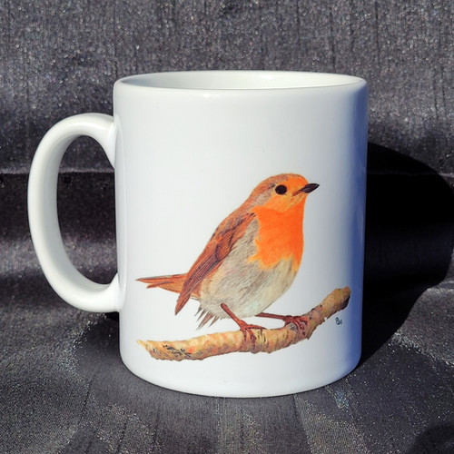 Robin Mug & Mug Gift Set Options | LouiseBrookCreative