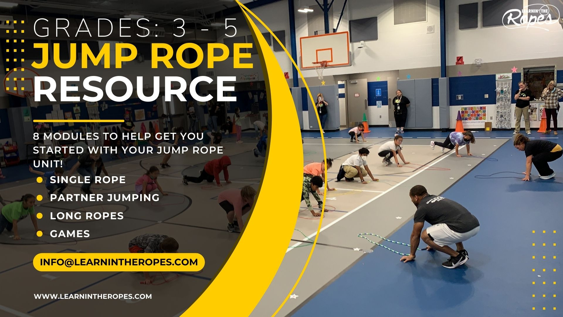 FREE 3 - 5 Jump Rope Modules | learnintheropes