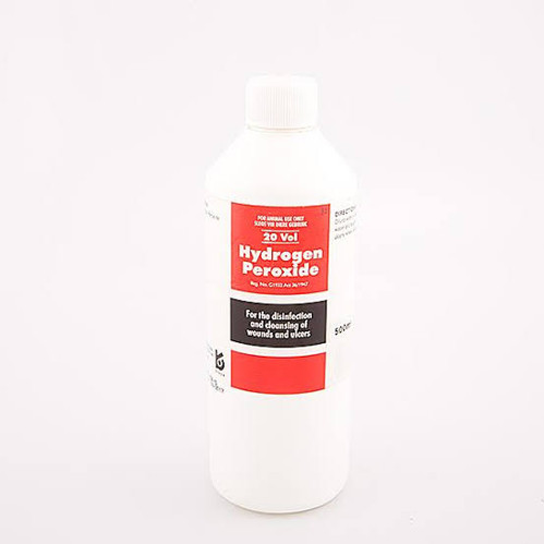 Hydrogen peroxide 20 vol 500ml | Out of the dog box