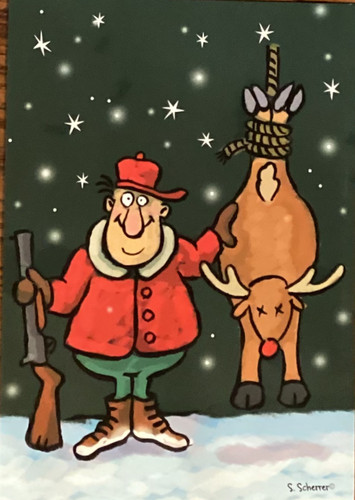 Poor Rudolph Card | Art4Epilepsy