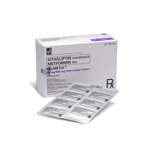 Velmetia 50/1000mg Sitagliptin + Metformin 1 Tablet (PRESCRIPTION ...
