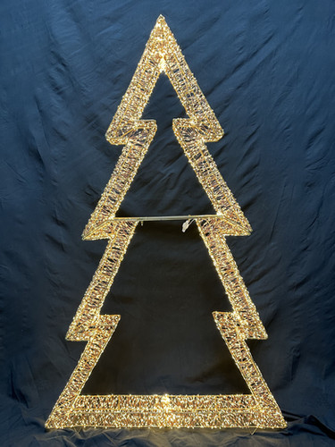 LED Christmas Tree Silhouette with 10% White Flash LED | Bosk