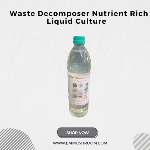 Waste Decomposer Nutrient Rich Liquid Culture (1 bottle) | BM MUSHROOM