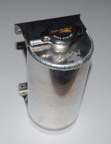1.5 Quart Aluminum Overflow Coolant Tank | SAVAGE! Autoworks