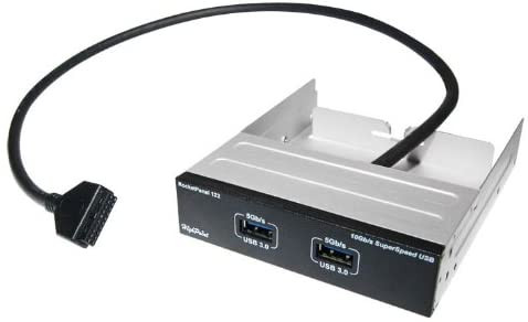 RocketPanel 122 10Gb/s SuperSpeed USB 3.0 Dual Port Front Panel ...