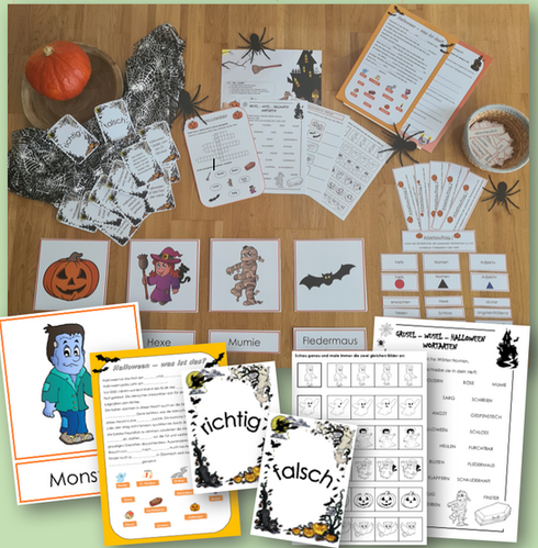 Halloweenpaket für den Deutschunterricht | SLL