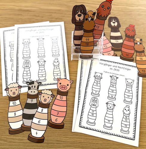 Zahlenfolgen - Vorgänger & Nachfolger im ZR 10 & ZR 20 | SLL