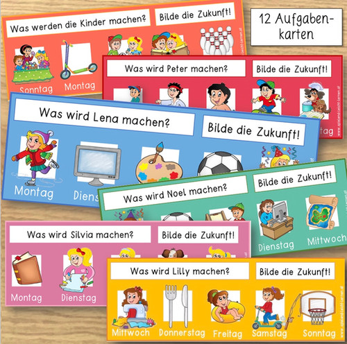 Verbformen in der Zukunft - ich werde; wir werden | SLL