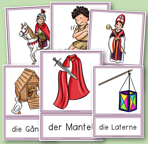 Sankt Martin - Tafelbildkarten | SLL