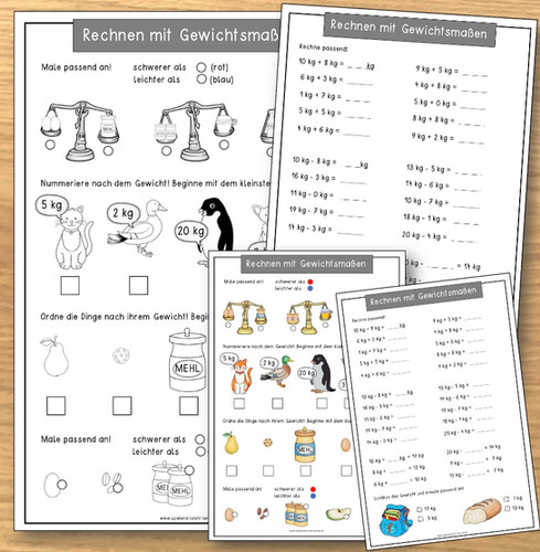 Rechnen mit Kilogramm | SLL