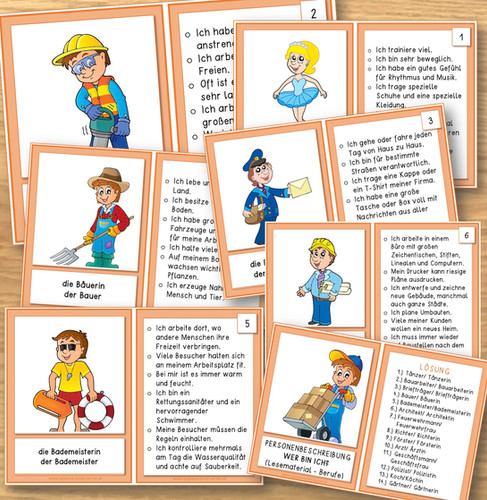 Leserätsel - Wer bin ich? Berufe | SLL