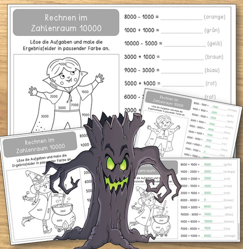 Halloween - Malen nach Zahlen ZR 10000 | SLL
