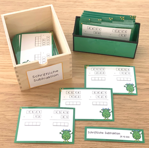 Schriftliche Subtraktion im ZR 10000 | SLL