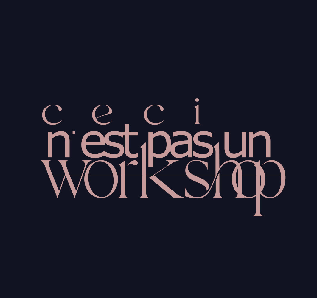 Ceci n'est pas un workshop | Cathy Lessard Photographe