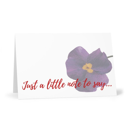 Just a little note... Note Card | LLB Collections