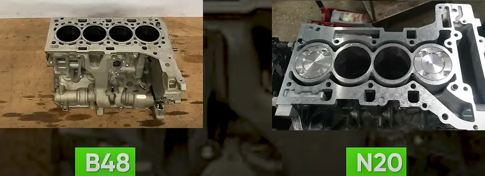 Обзор/Болячки двигателя B48/B46 2л бензин. Сравнение B48 и N20. Что ...