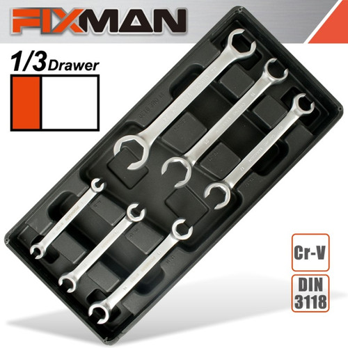 Trucxle Hydraulic | FIXMAN 6-PC FLARE WRENCHES 6 TO 24MM
