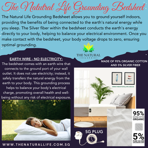 The Natural Life Grounding Bedsheet | The Natural Life