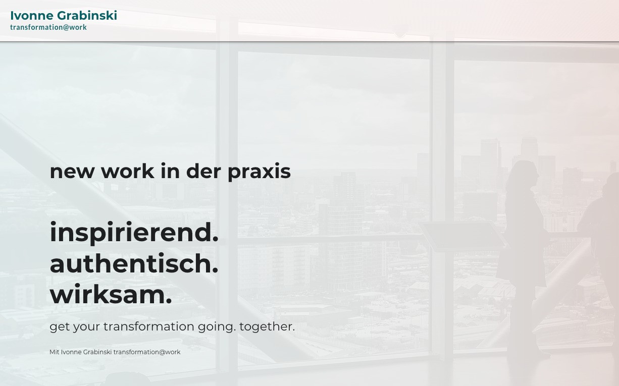 Ivonne Grabinski Transformation@work | Organisationsentwicklung ...