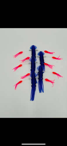 2 for $90 Mini squid flippy meat fish daisy chain (12 colors) w/ mesh ...