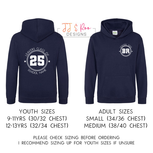 Personalised Leavers 2025 Hoodie | Year 6 Leavers Jumper | jjandroo