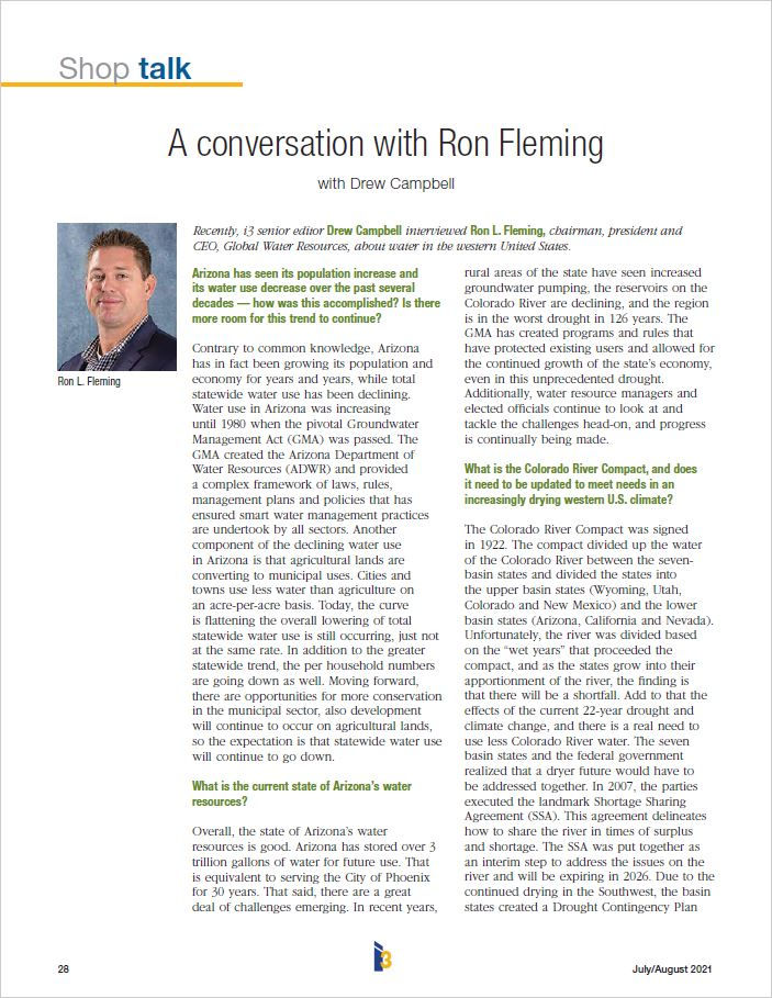 A conversation with Ron Fleming - Part 1