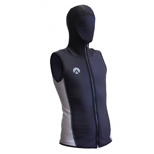 Sharkskin Chillproof Sleeveless Vest With Hood Fullzip - Mens | PDA ...