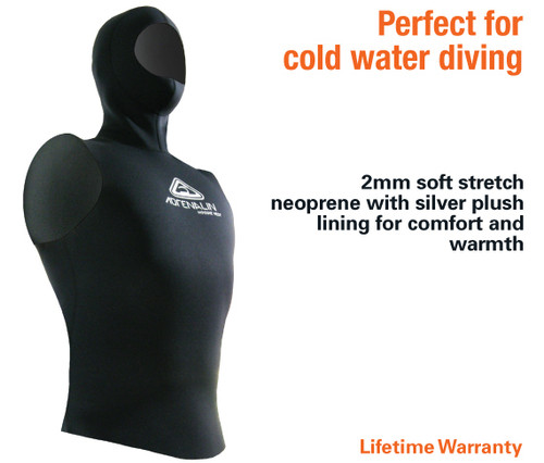 Adrenalin Neoprene 2mm Hooded Vest | PDA Hillarys