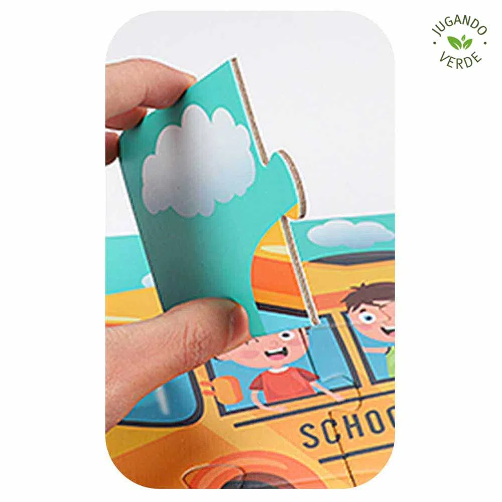 Rompecabezas Bus Escolar | Compañía de Juguetes