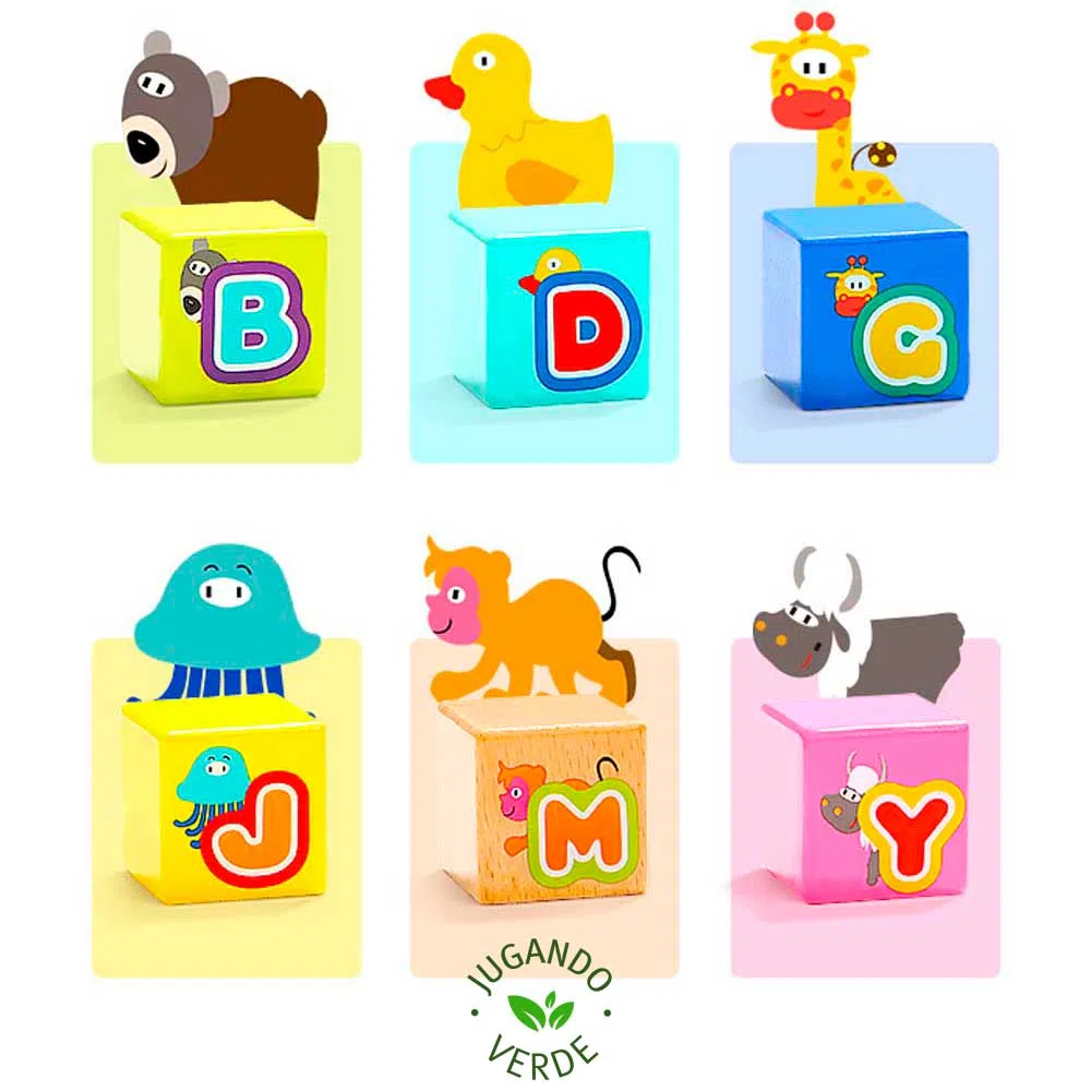 Bloques Abc - 123 X 80 Piezas | Compañía de Juguetes