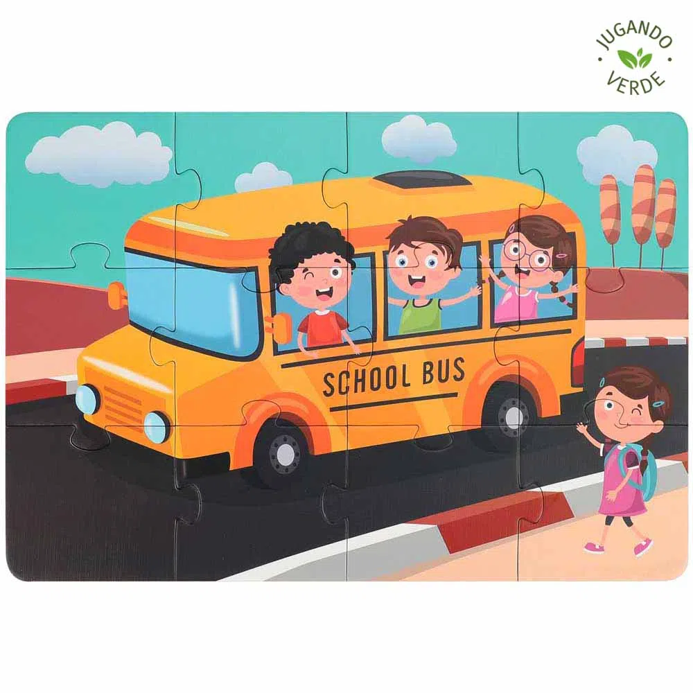 Rompecabezas Bus Escolar | Compañía de Juguetes