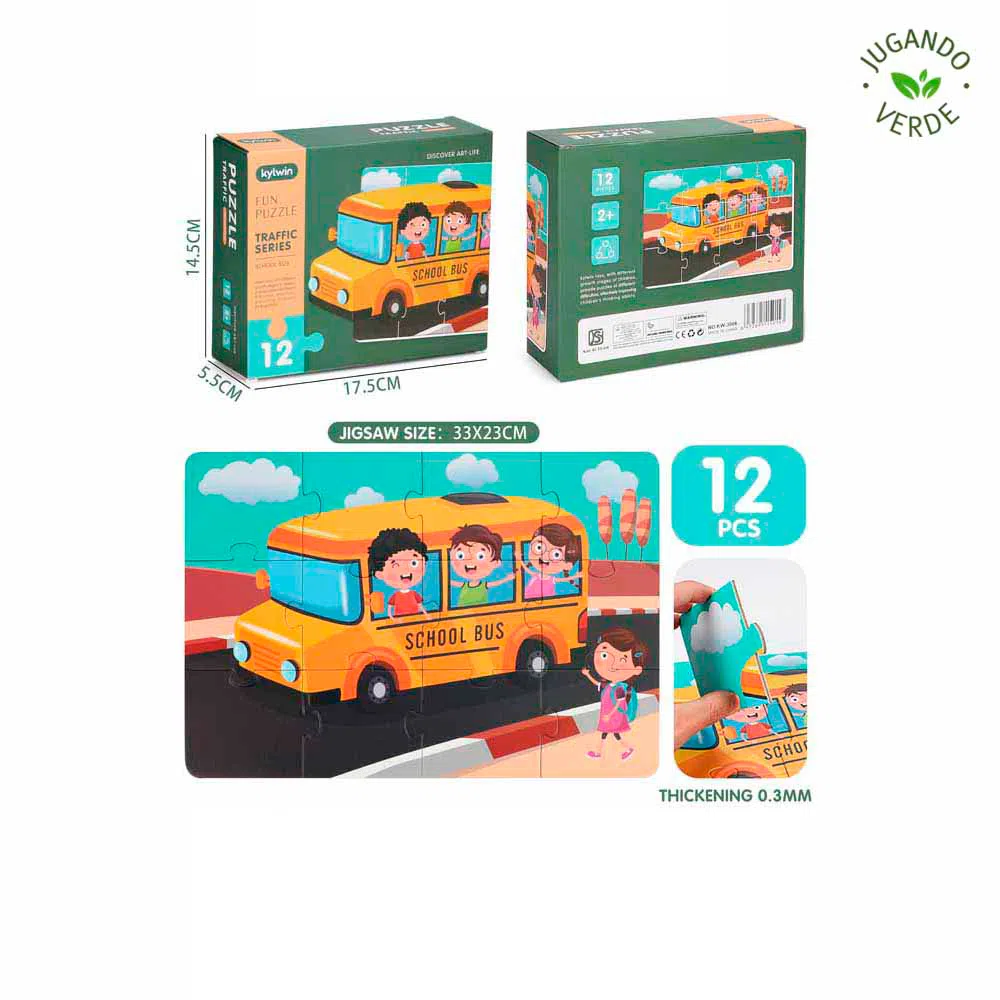 Rompecabezas Bus Escolar | Compañía de Juguetes