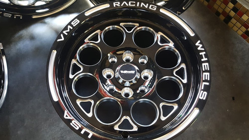 VMS DRAG PACK WHEELS 4X100/4X114 13x8 & 15x3.5 back/front