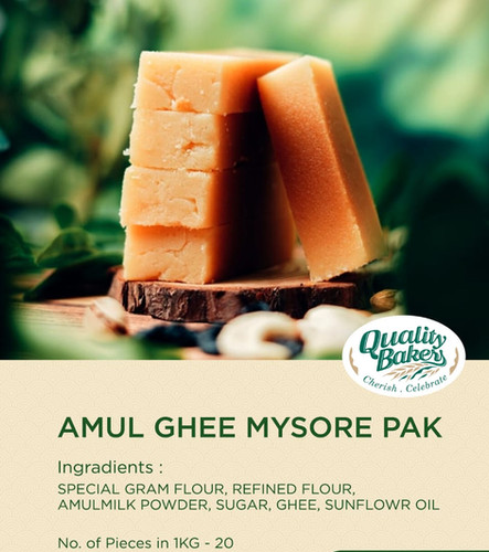 Amul Ghee Mysore Pak | Quality Bakers