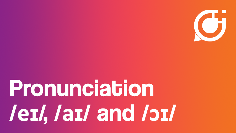 /eɪ/, /aɪ/ and /ɔɪ/