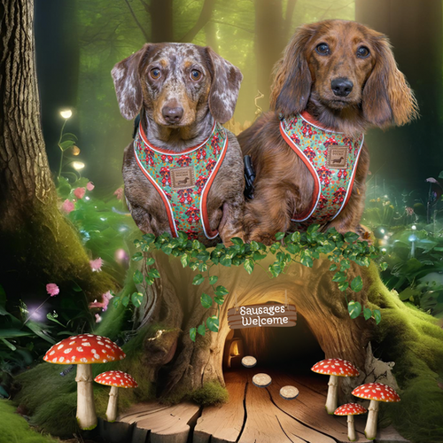 Shroom Dog Anti-Rub Sausage Dog Harness | Sausage Dog Box