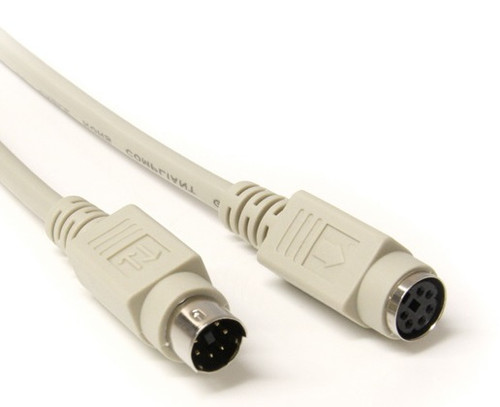 15Ft Mini DIN6 M/F PS/2 Cable | Bargain Cable Direct